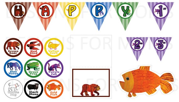 Brown Bear Brown Bear Birthday Package Printable - Etsy