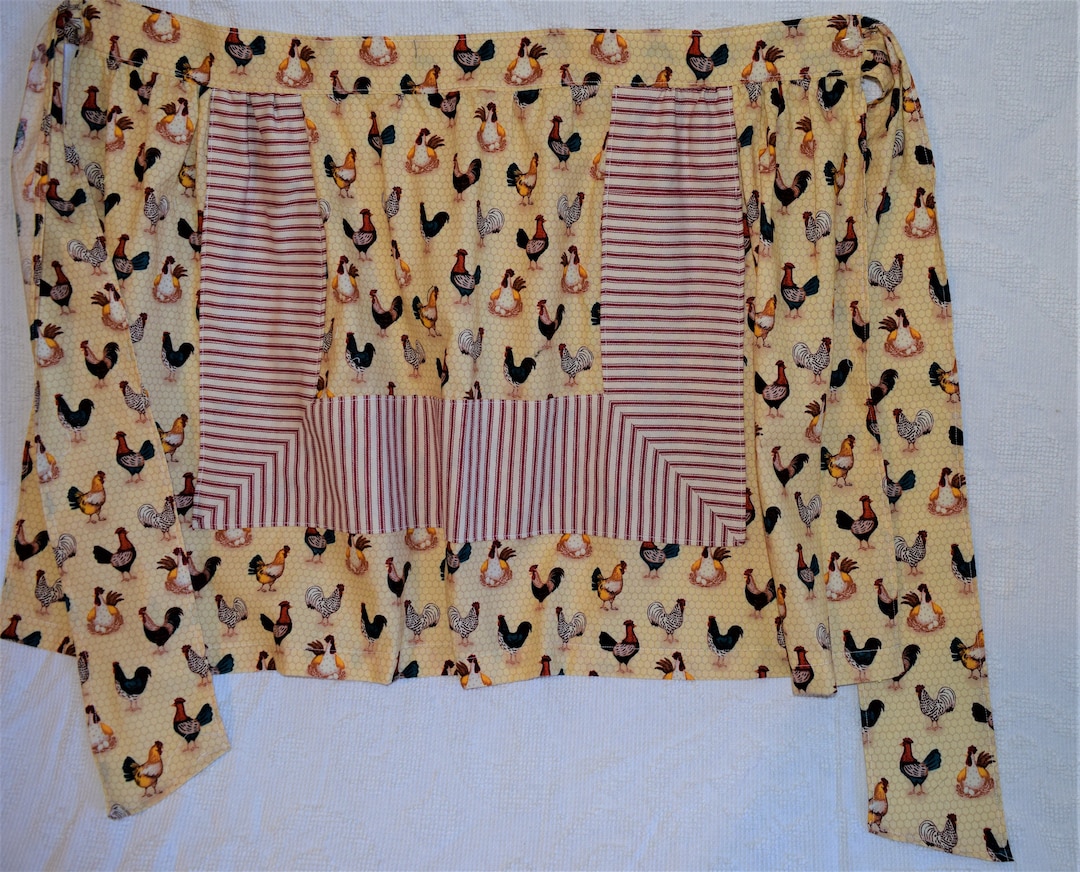 Woman's Chicken Apron-vintage 1930-1940 Pattern Apron - Etsy