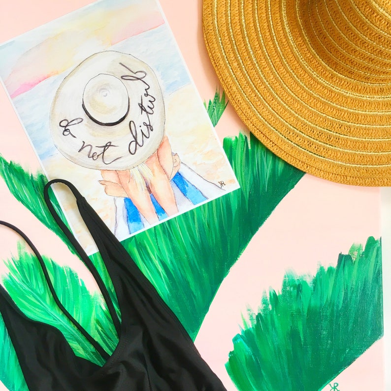 Do Not Disturb Print of Original Beach Themed Summer - Etsy