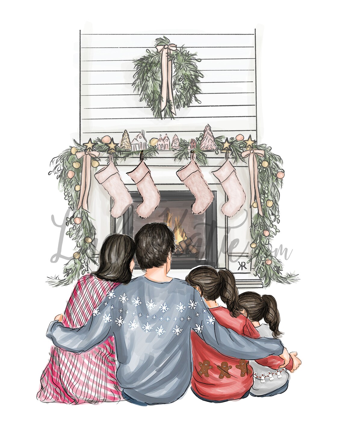 Family Christmas Card, Christmas Card, Custom Holiday Card, Family Card ...