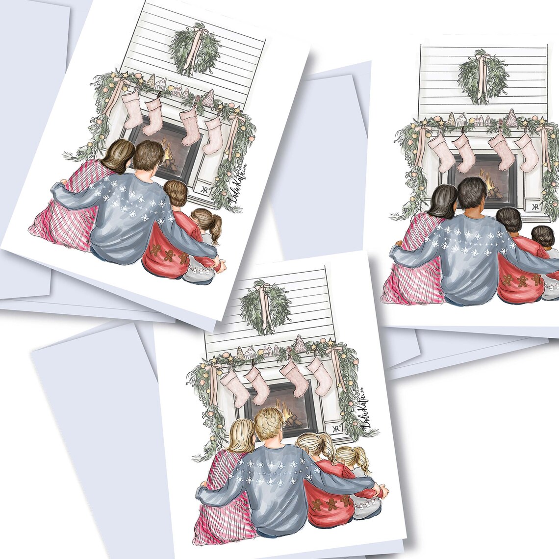 Family Christmas Card, Christmas Card, Custom Holiday Card, Family Card ...