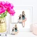 Mommy and Me Art, Girls Room, Girly Art, Girly Print, Little Girl, Mom ...