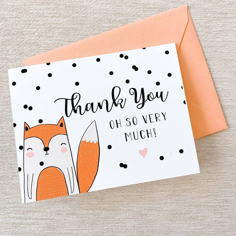 Polka Dot Thank You - Etsy