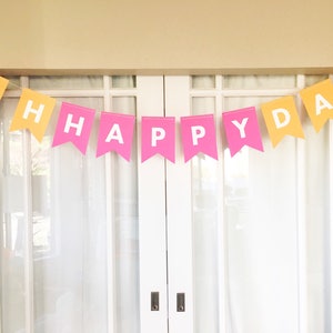 Oh Happy Day Banner - Etsy