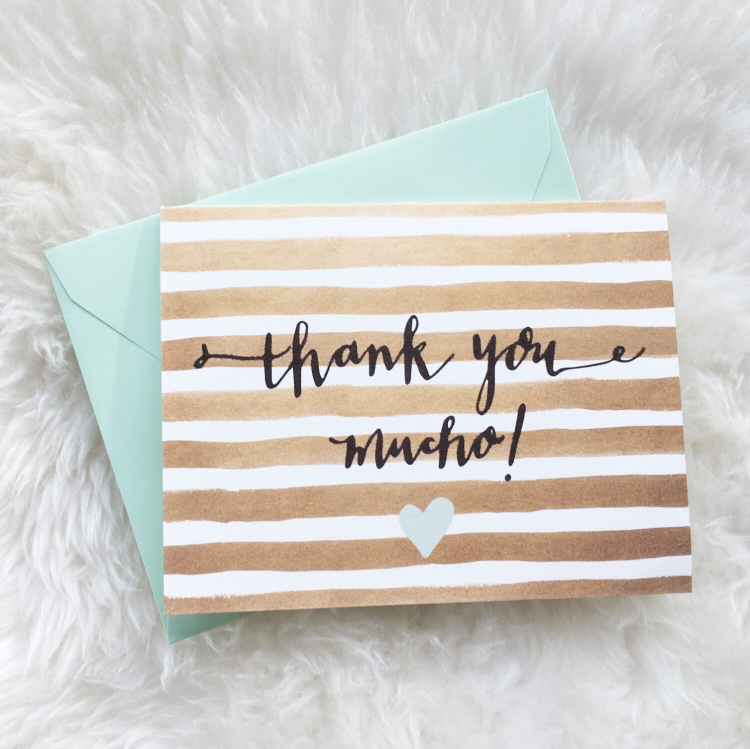 Thank You Mucho // Thank You Card - Etsy Hong Kong