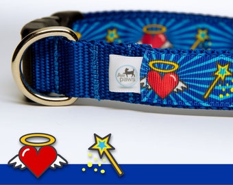 Angel dog collar | Etsy