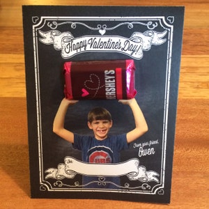 Kids Valentines, DIGITAL, Custom Photo Valentine Day Cards, PRINTABLE ...