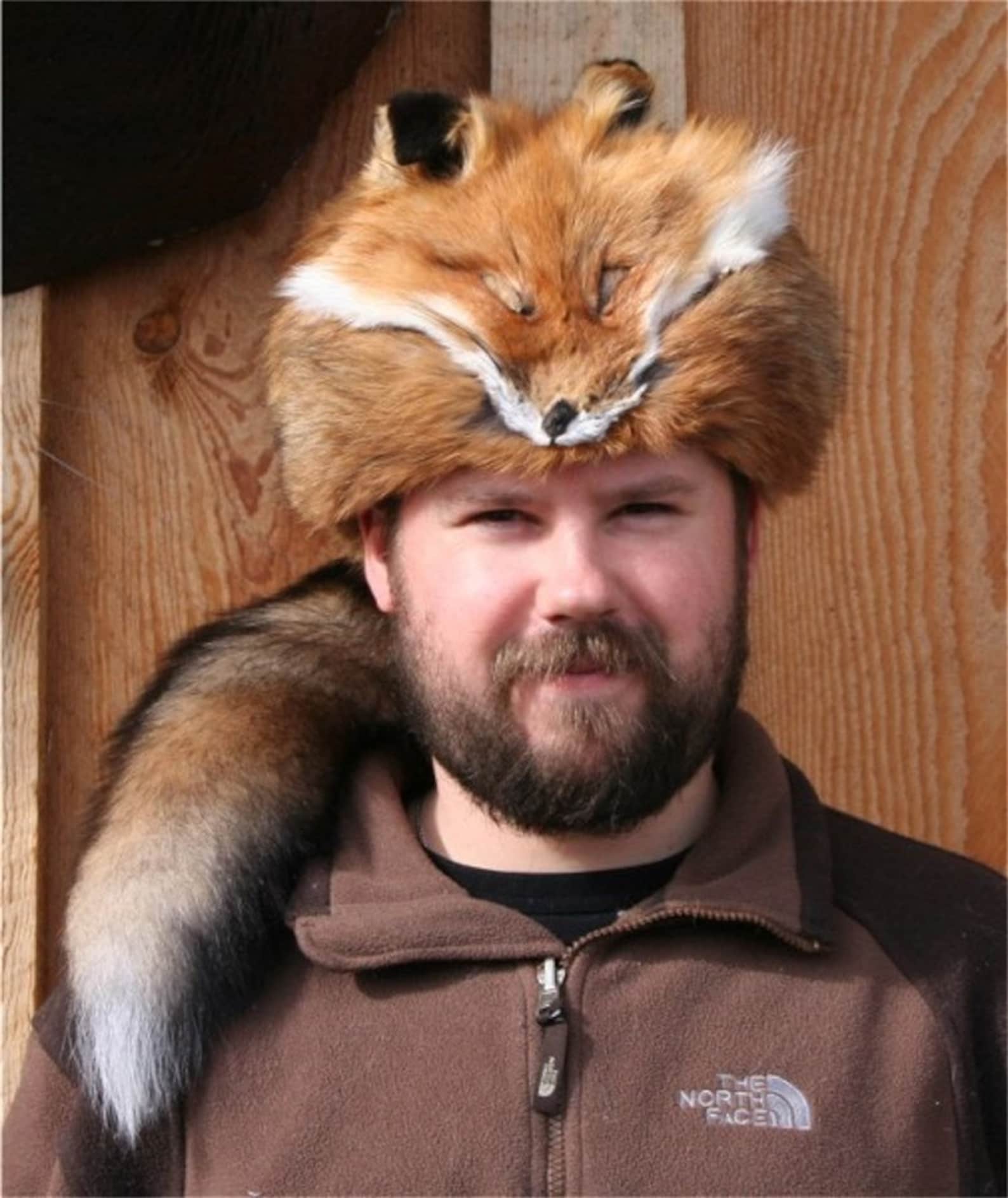 Red Fox Davy Crockett Style Fur Hat- Hts1770 - Etsy