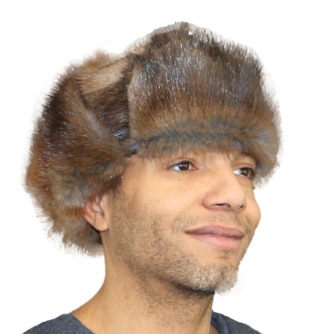 Glacier Wear Muskrat Fur Russian Trooper Hat Hts1100 - Etsy