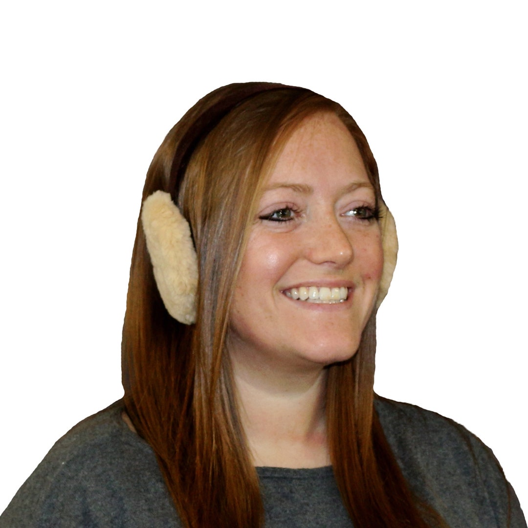 Glacier Wear Tan Dyed Sheared Beaver Fur Ear Muffs Mff1040 - Etsy