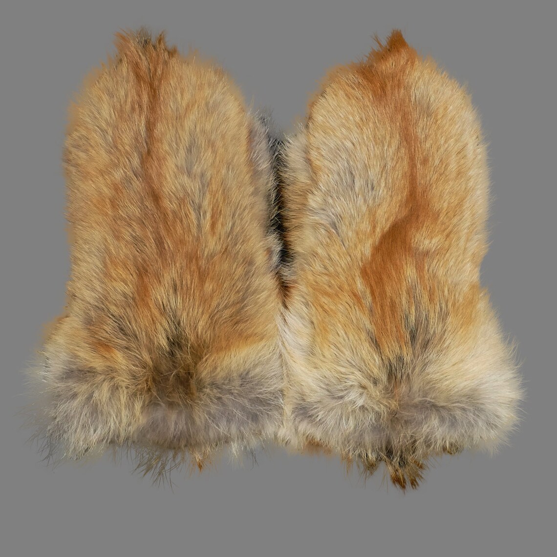 Glacier Wear Red Coyote Fur Gauntlet Mittens Mts1050 - Etsy