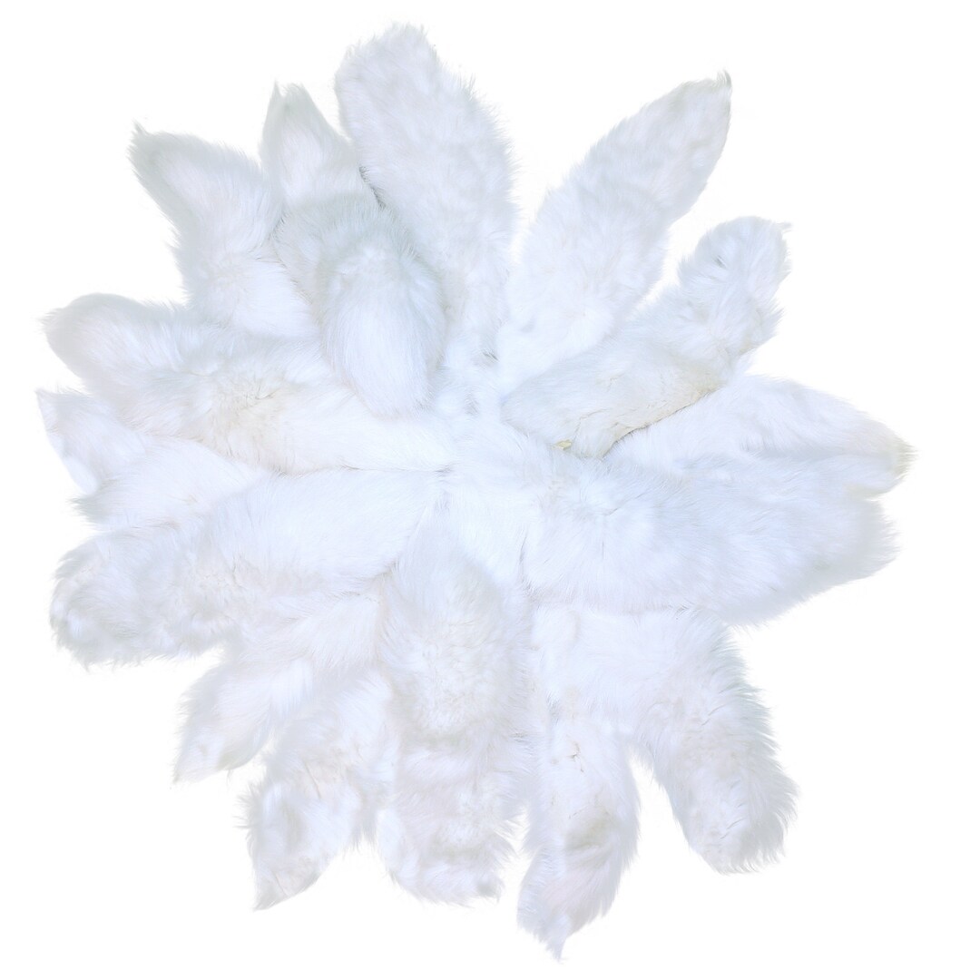 Glacier Wear White Shadow Fox Tail And/ or Tail Keychain Fxx1725 - Etsy