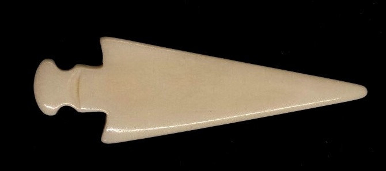 Real Bone Carved Arrowhead | Etsy