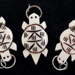Real Bone Carved Turtles With Detail - Etsy