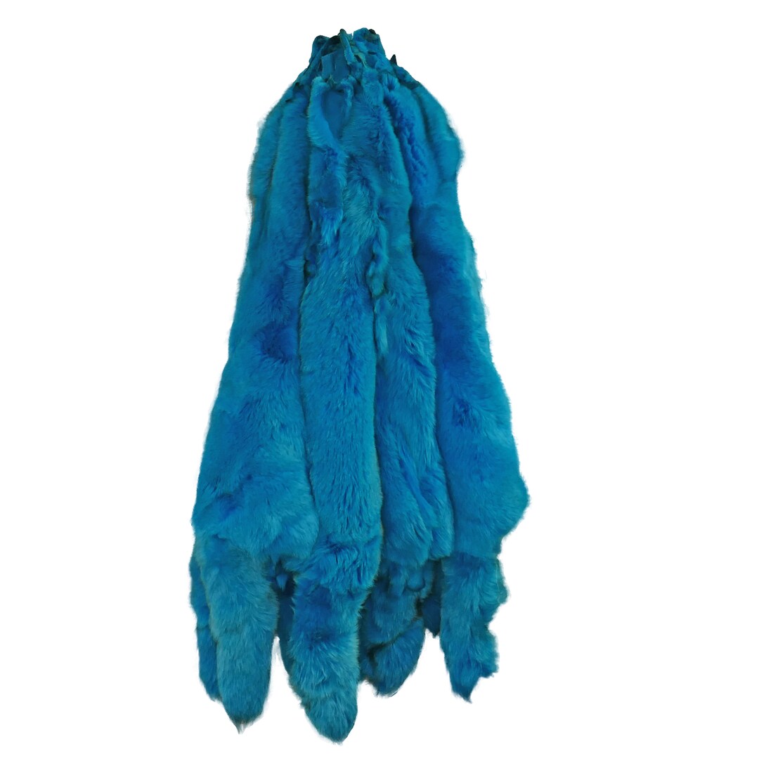 Glacier Wear Premium Label SAGA Blue Fox Pelt - Dyed Turquoise - Etsy