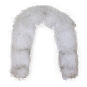 Glacier Wear Natural Blue Fox Fur Ruff 28 Inches - Etsy