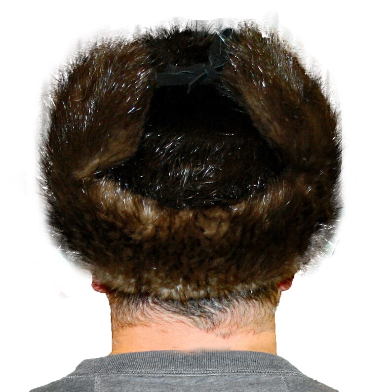 Glacier Wear Natural Black Beaver Fur Russian Trooper - Etsy