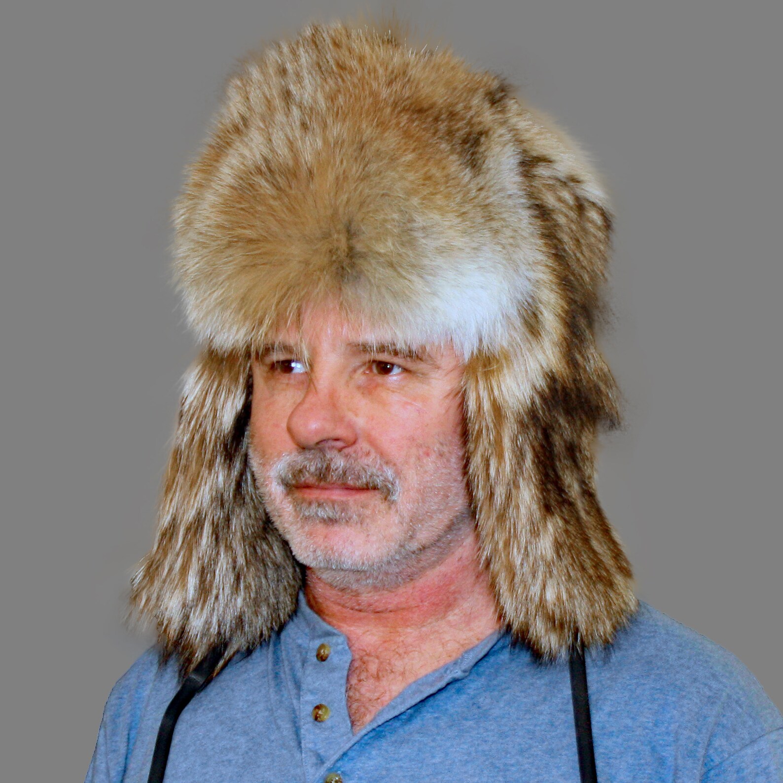 Glacier Wear Coyote Fur Russian Trooper Hat- Hts1030 - Etsy