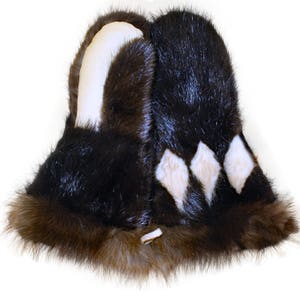 Glacier Wear Alaska Musher Mittens Beaver & Wolverine Mts1005 - Etsy