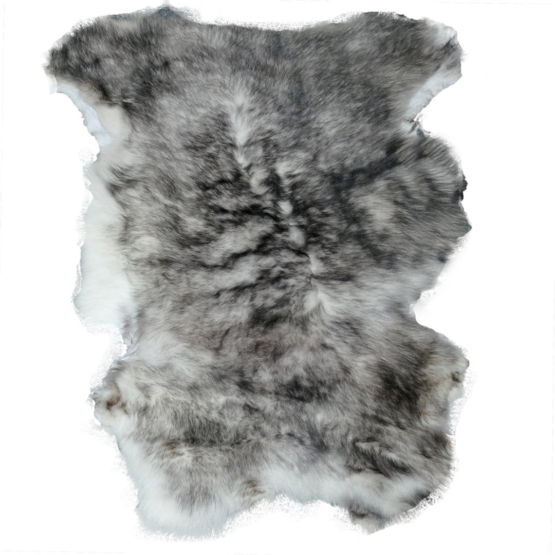 Glacier Wear Long-hair Tuscan Lamb - White With Black Tips (heavy ...