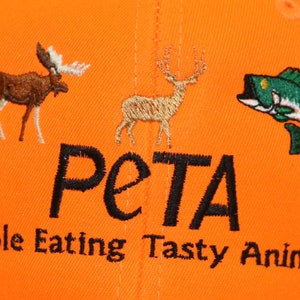 Glacier Wear Our Own Version of PETA Hat - Hunter Orange - Etsy