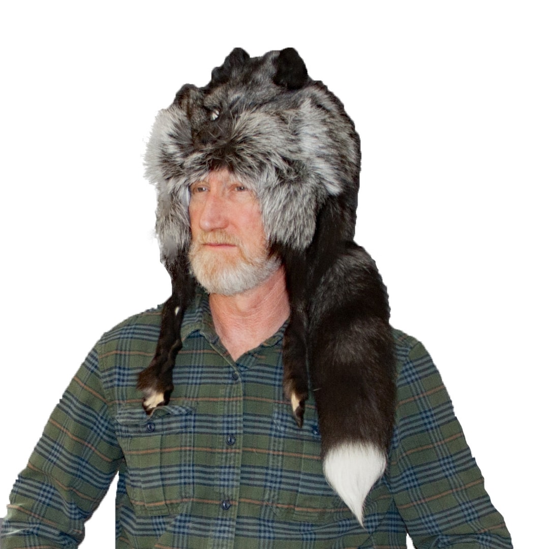 Glacier Wear Silver Fox Fur Mountain Man Hat - Hts1680 - Etsy
