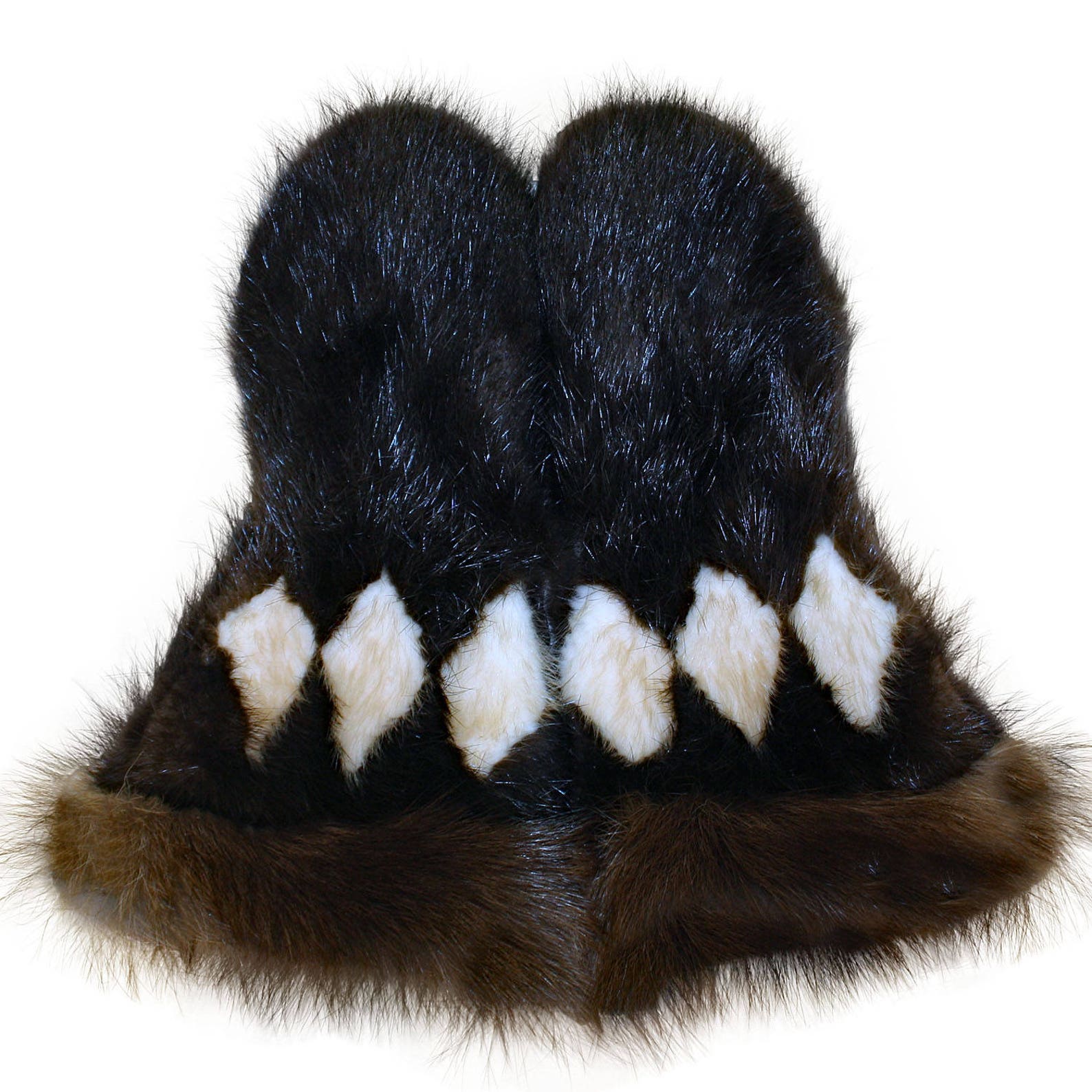 Glacier Wear Alaska Musher Mittens Beaver & Wolverine Mts1005 - Etsy