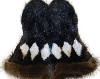 Glacier Wear Alaska Musher Mittens Beaver & Otter Mts1006 - Etsy
