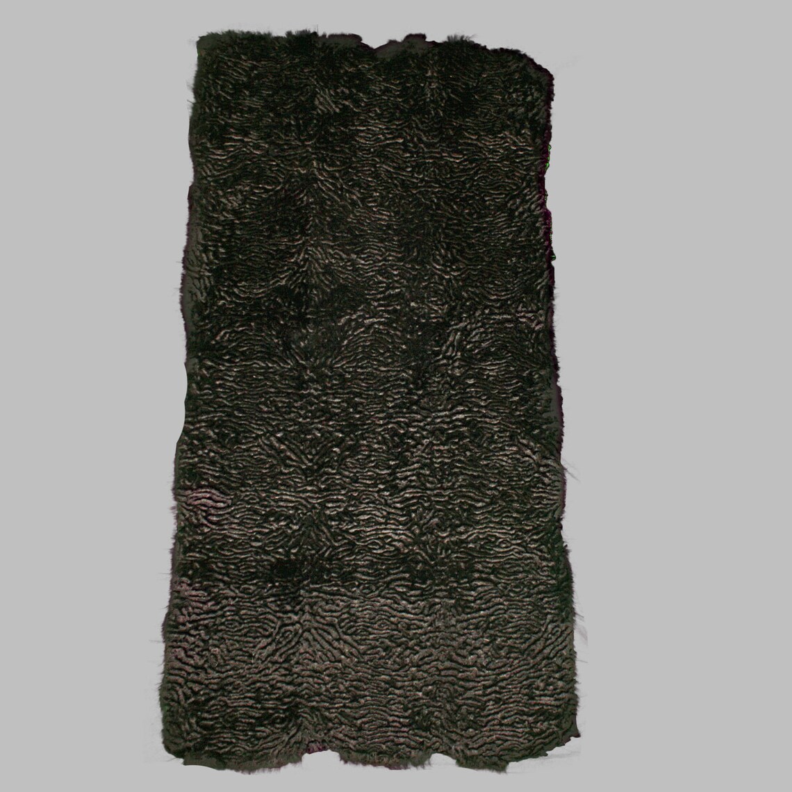 Glacier Wear Rabbit Fur Pelt Hide Blanket Throw Black Carved | Etsy