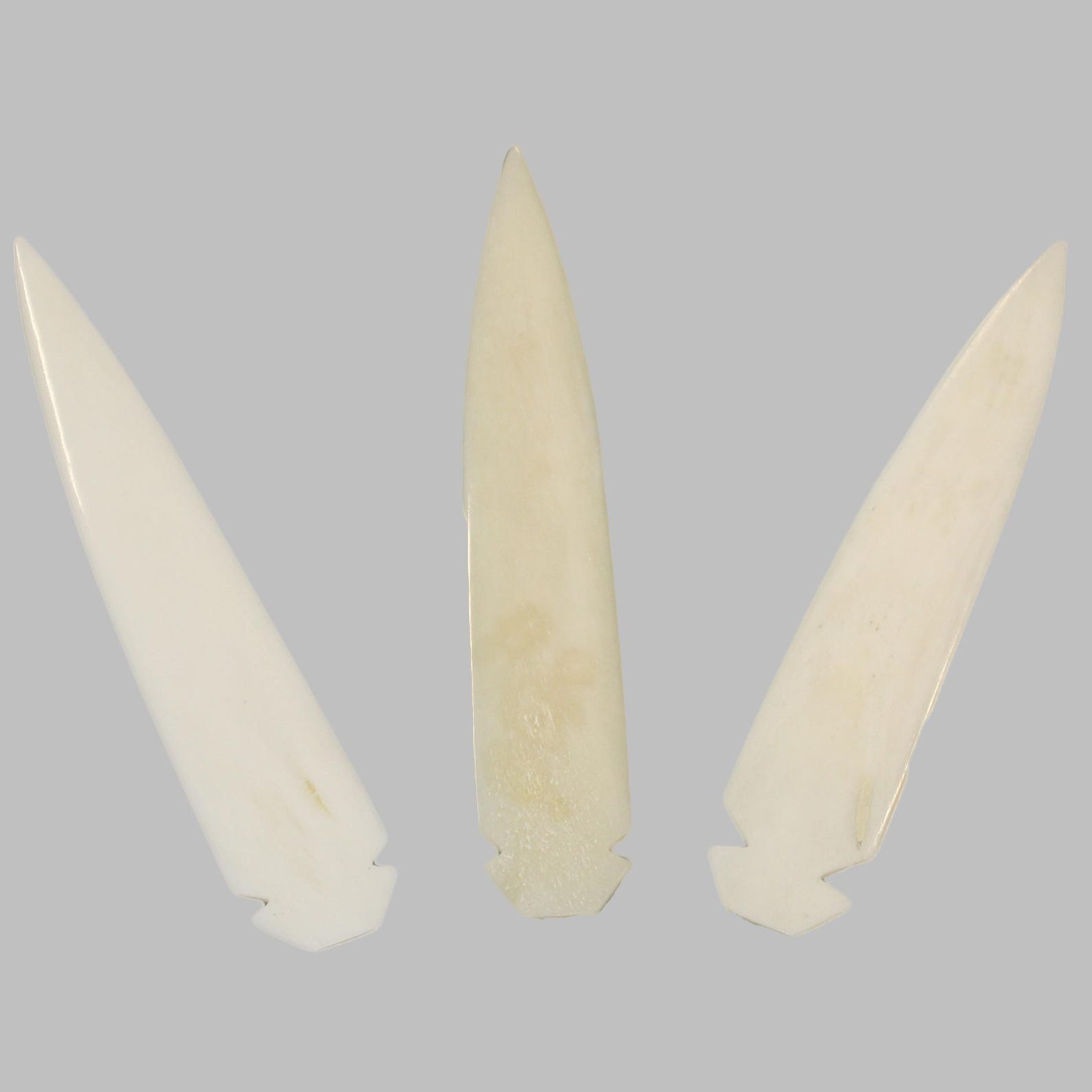 Real Bone Carved Spear/knife Point - Etsy