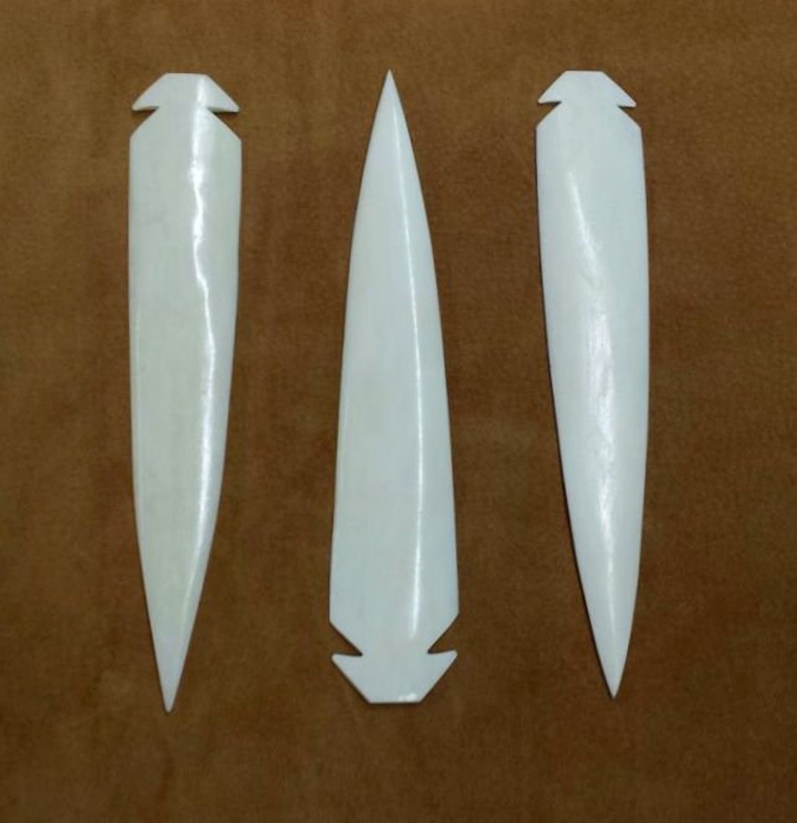 Real Bone Carved Spear/knife Point - Etsy