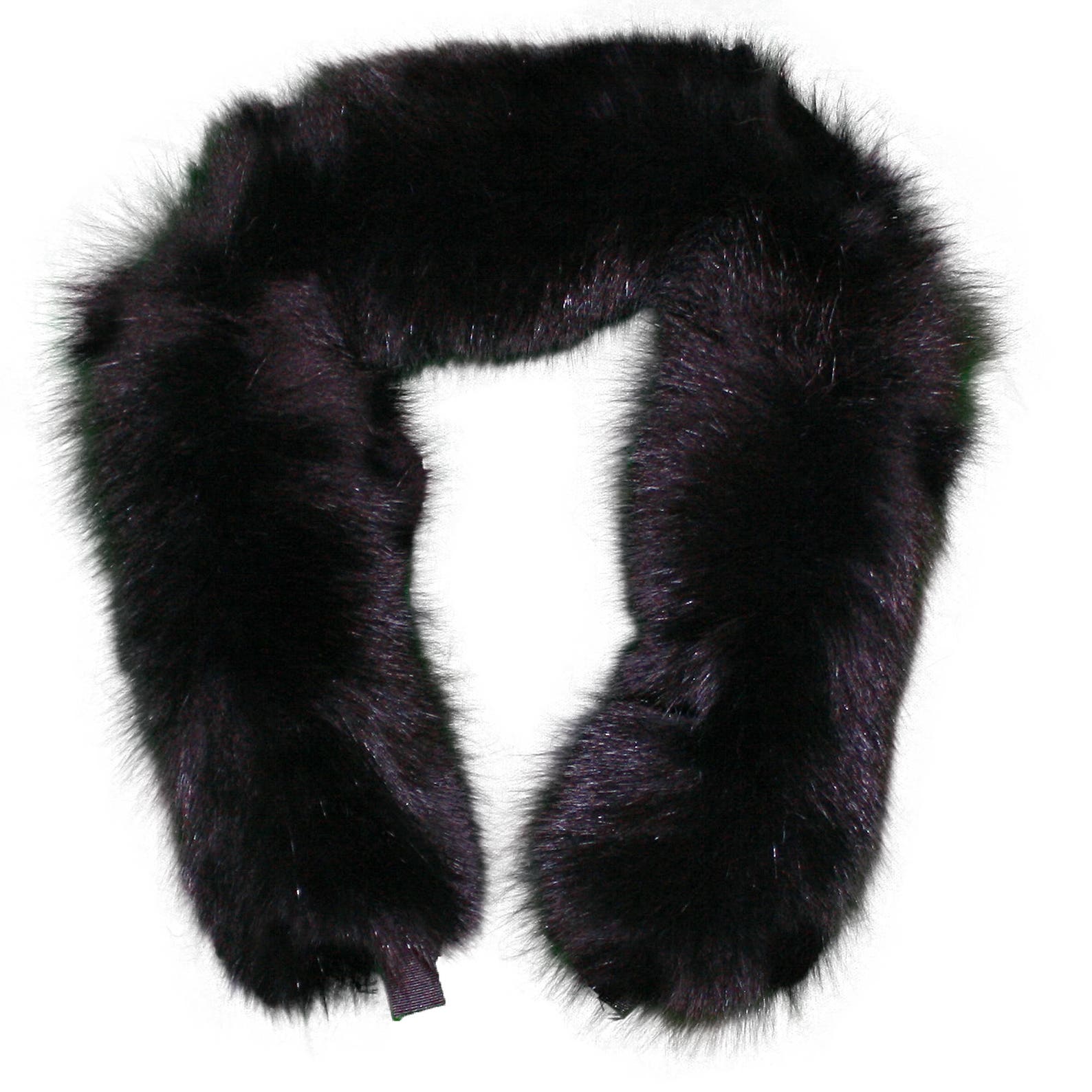 Glacier Wear Black Fox Fur Ruff 28 Inches Fxx118 - Etsy
