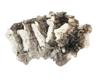 Glacier Wear Rex Rabbit Pelt Hide Fur Black/charcoal Rbt1030 - Etsy