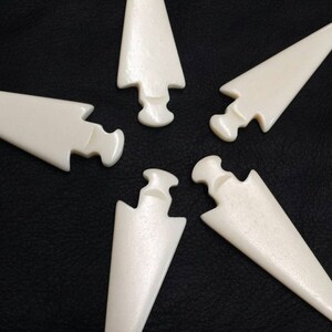 Real Bone Carved Arrowhead - Etsy