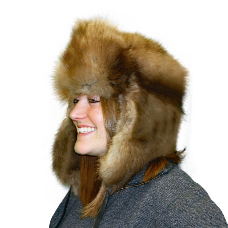 Glacier Wear Sable Fur Russian Trooper Style Hat - Etsy