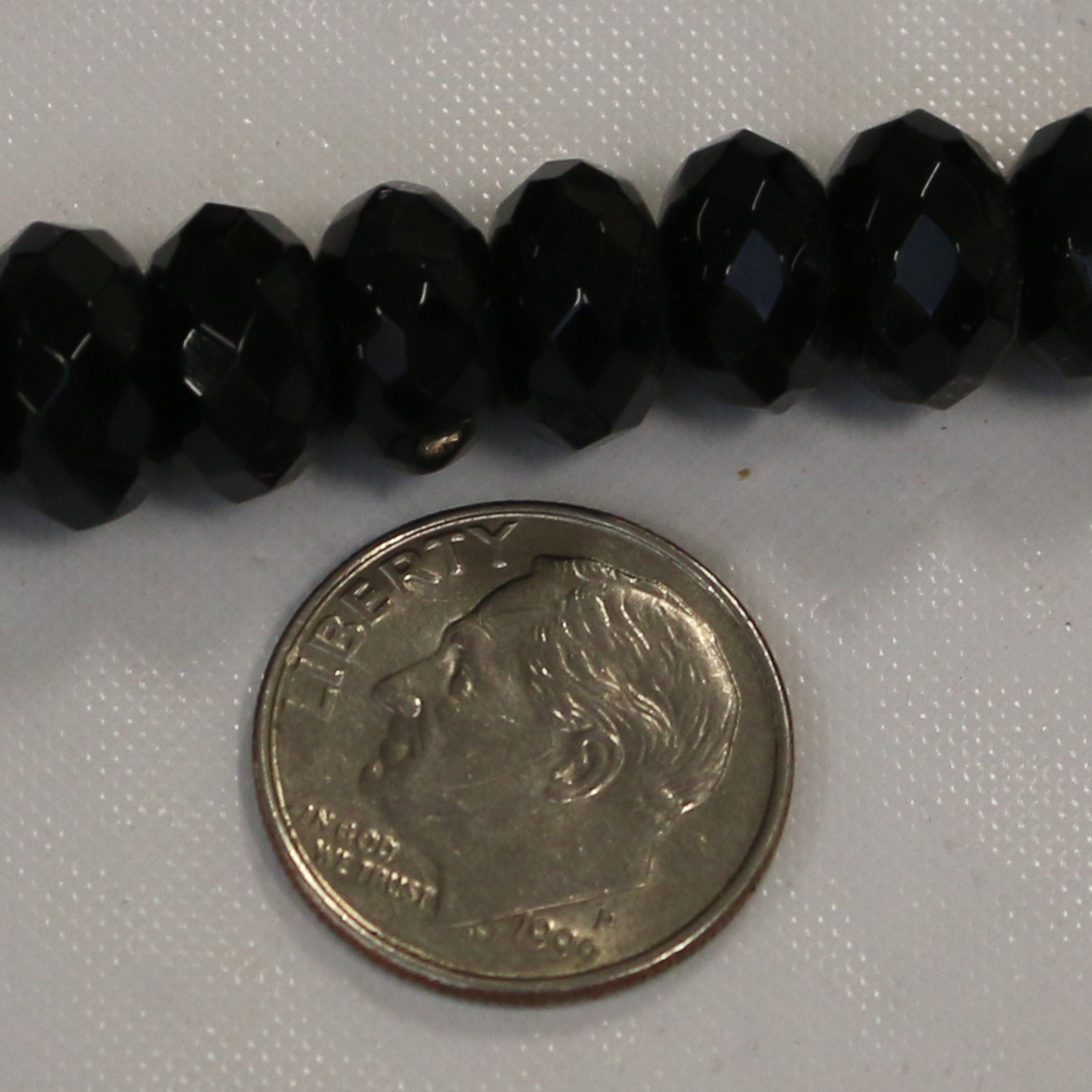 Genuine Faceted Onyx Beads 1182 | Etsy