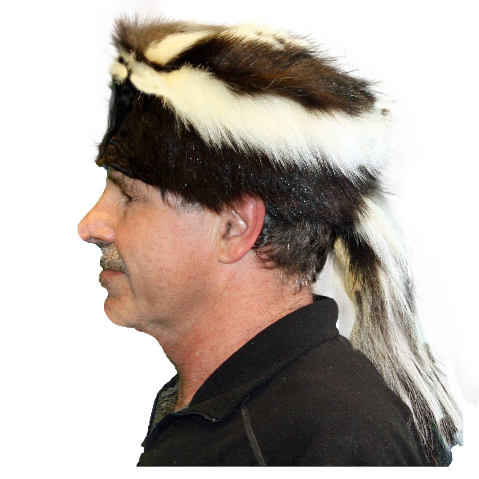 Glacier Wear Skunk Fur Davy Crockett Hat- Hts1785 - Etsy