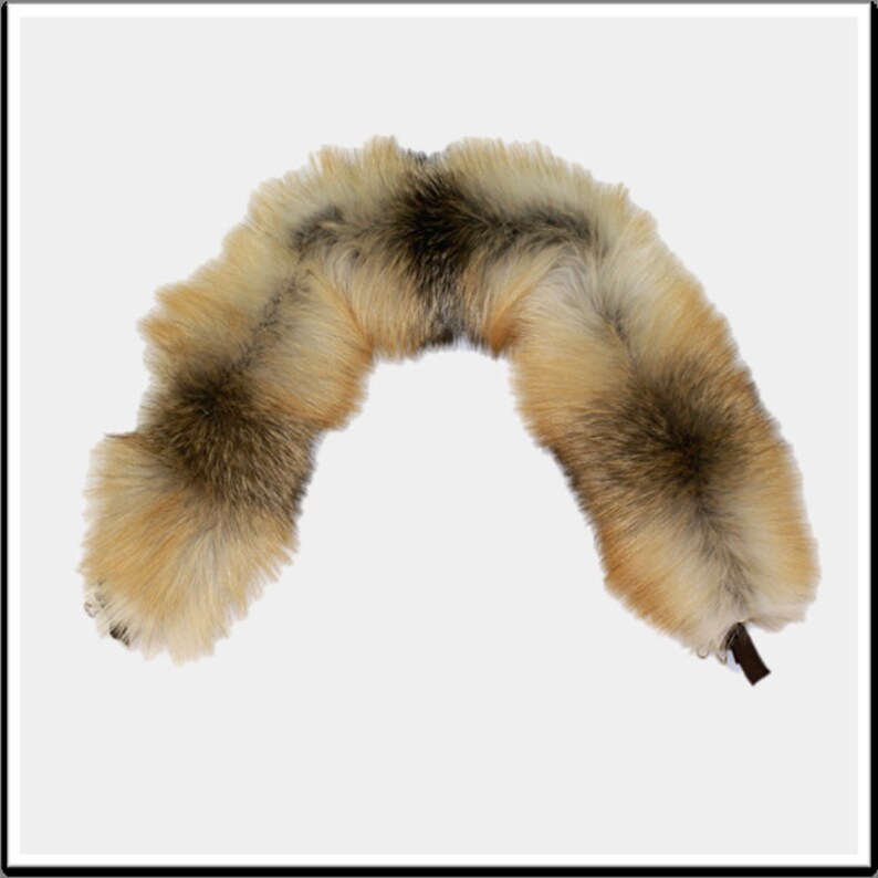 Glacier Wear Golden Island Fox Fur Ruff fxx105 - Etsy