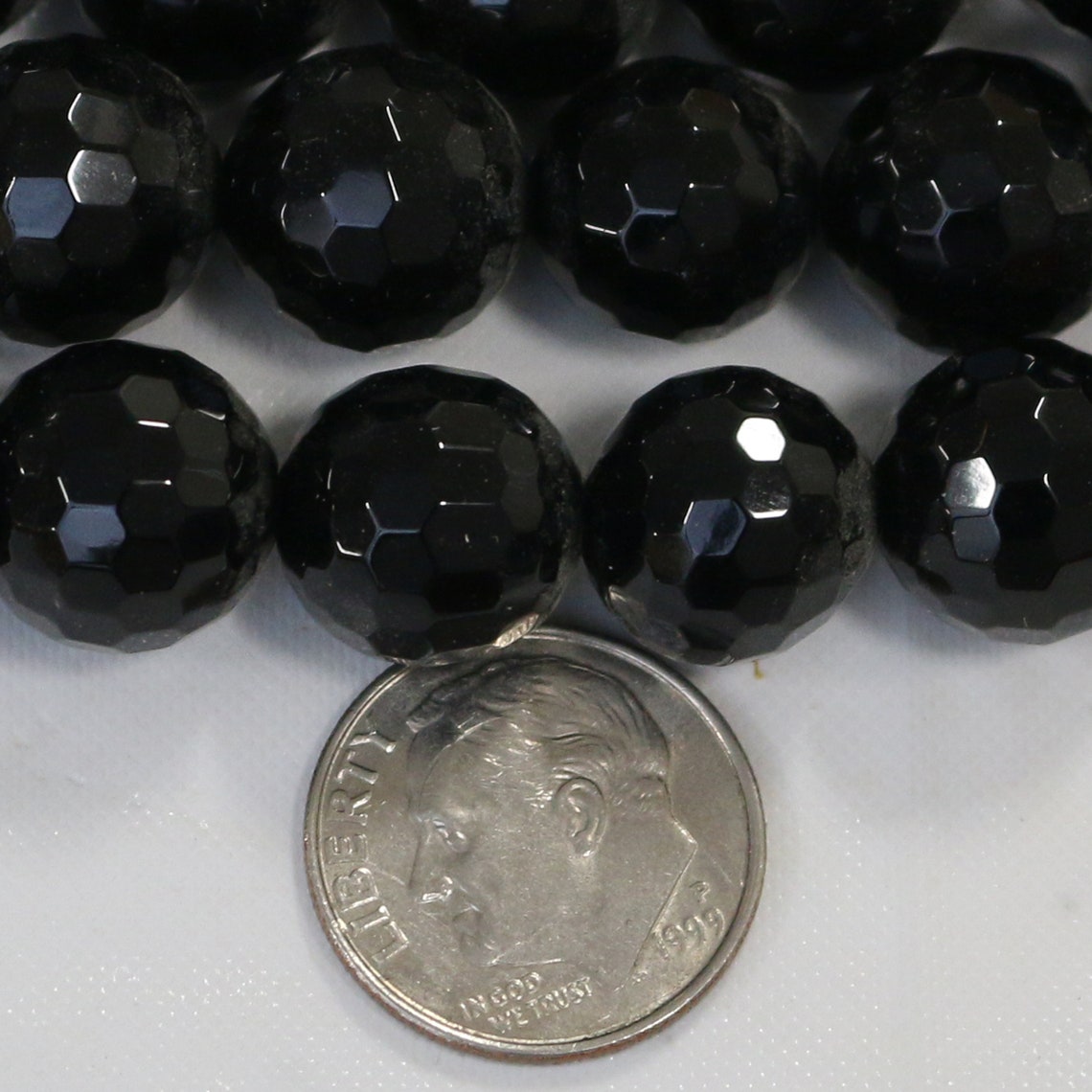 Genuine Faceted Onyx Beads 1183 - Etsy UK