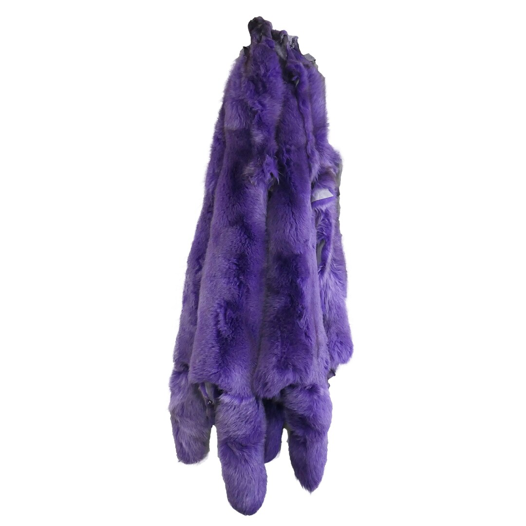 Glacier Wear Premium Label SAGA Blue Fox Pelt - Dyed Purple Fxx2115 - Etsy