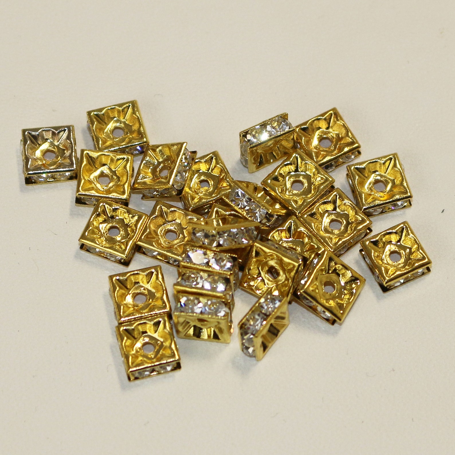 Square Spacers - Bds1213 (QTY 25) - Etsy