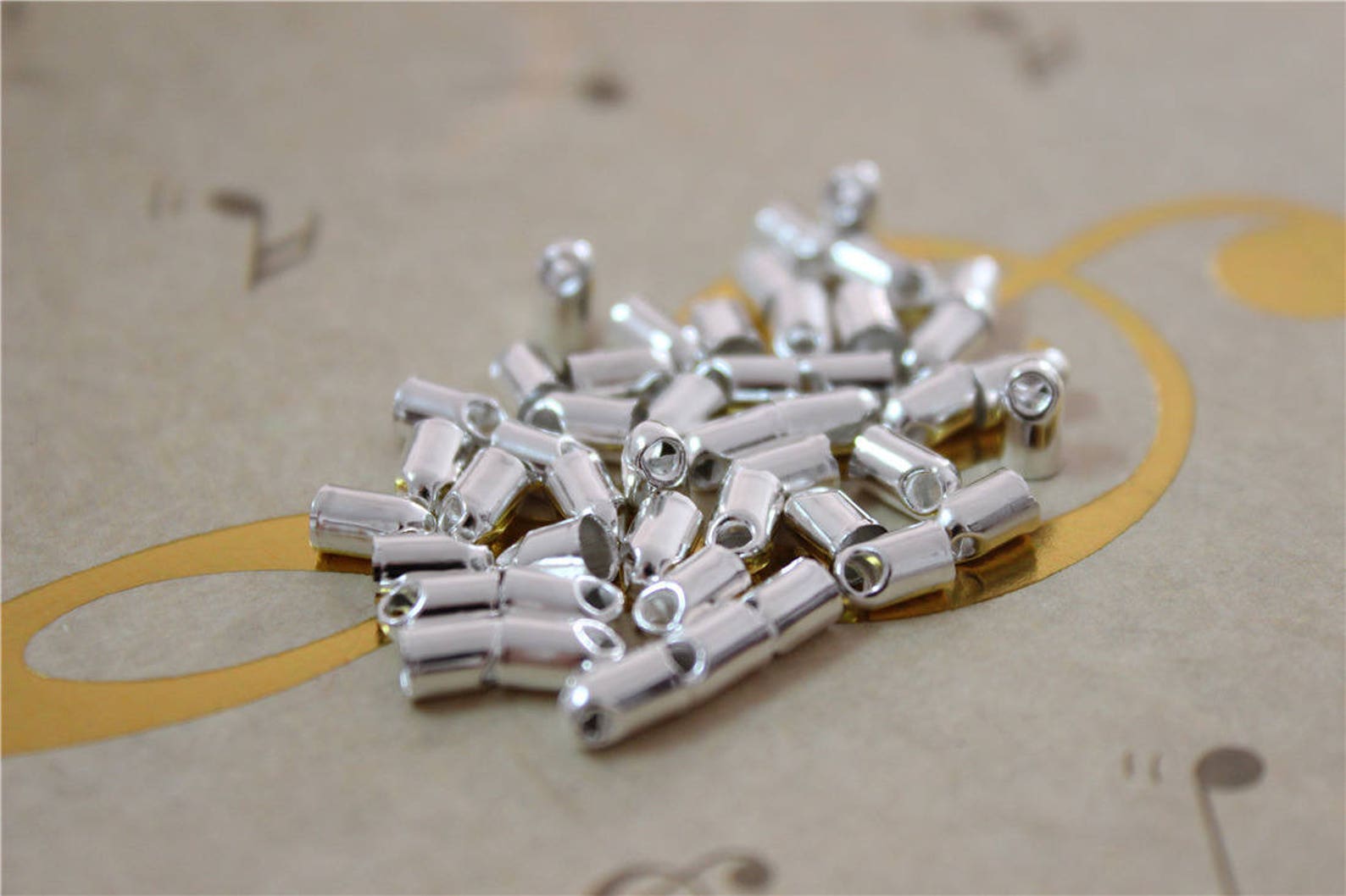 100 Pcs End Caps Claw for Cord Connector Brass Base Argenté - Etsy