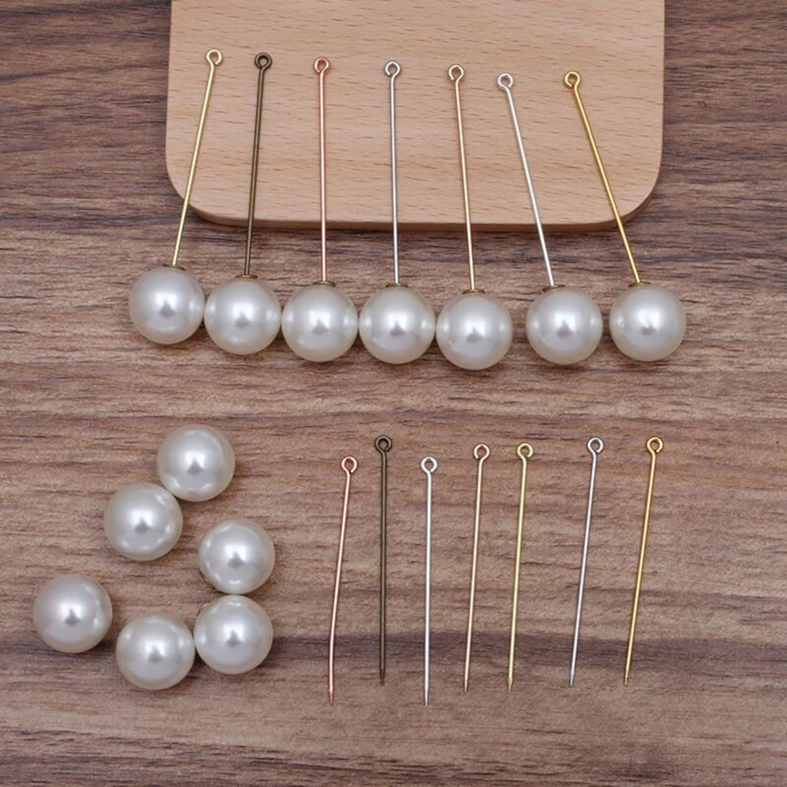 Bulk 50 Pcs Tie Pin, Eye Pin Lapel Pin Tie Tack, Bezel Blank,back ...