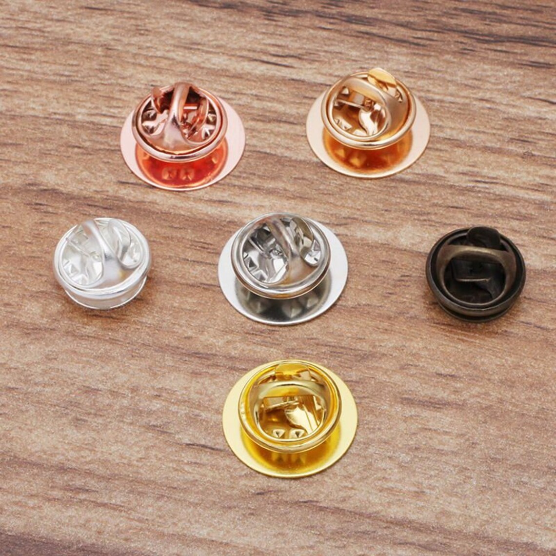 Bulk 200 Pcs Tie Pin, Lapel Pin Tie Tack, Bezel Blank,back Brooch ...