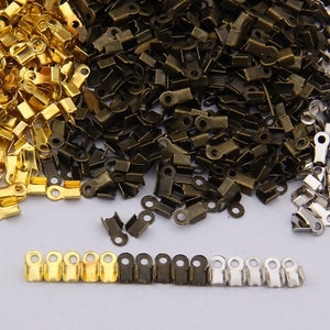 End Caps for Thread Cord Jewelry Making Colors Size Option - Etsy