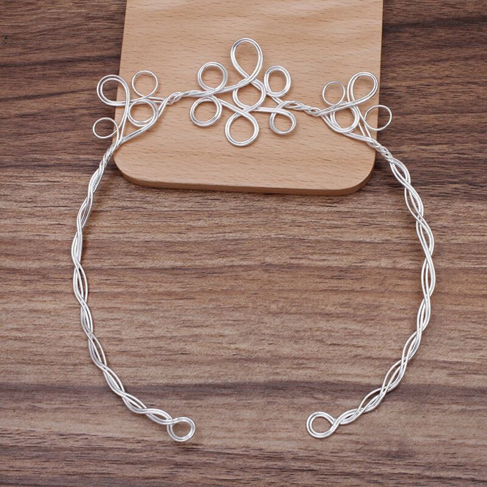 3 Pcs Necklace Chaplet Head Crown Metal Laiton Wire for - Etsy