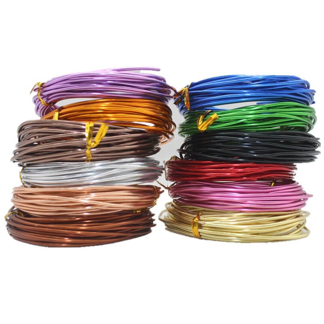 Kit of 65 Meters Aluminium Wire Mix Colors 1mm,1,5mm,2mm - Etsy