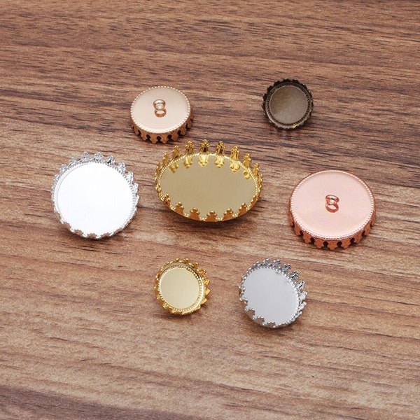 Button Bezels - Etsy