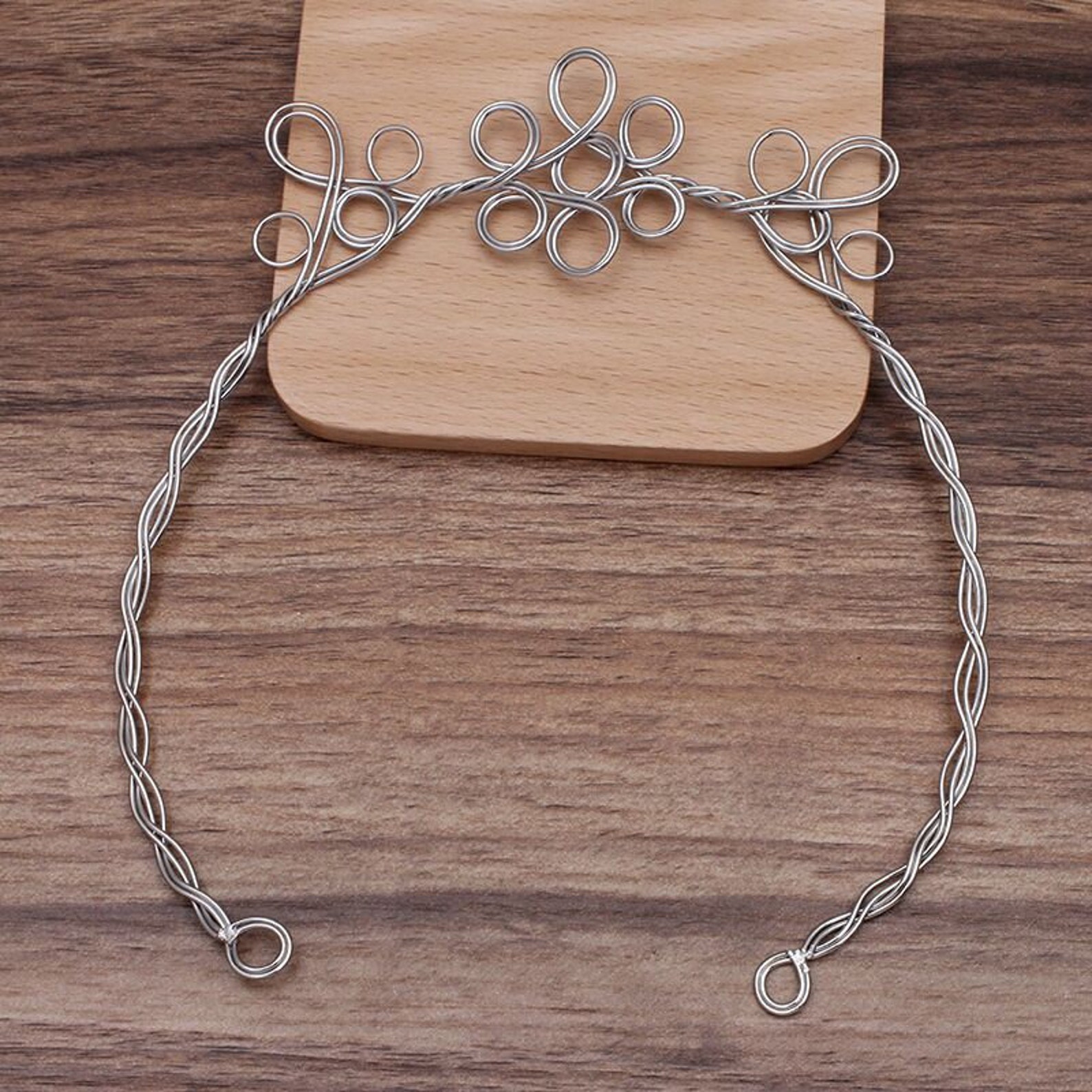 3 Pcs Necklace Chaplet Head Crown Metal Laiton Wire for - Etsy