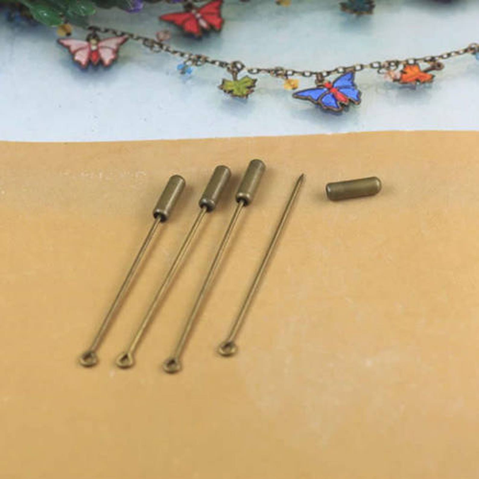 Bulk 50 Pcs Tie Pin, Eye Pin Lapel Pin Tie Tack, Bezel Blank,back ...